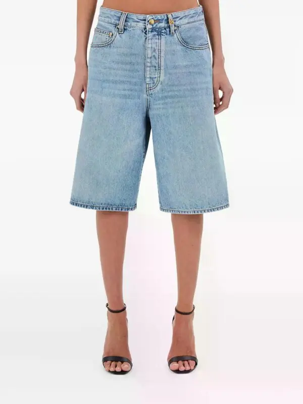 Amiri Knee-length Denim Shorts