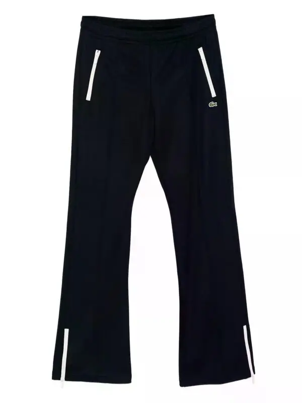 Lacoste Logo-embroidered Flared Trousers
