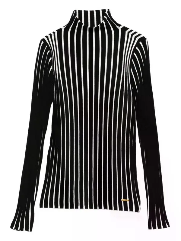 TWINSET Ribbed Stripe Top