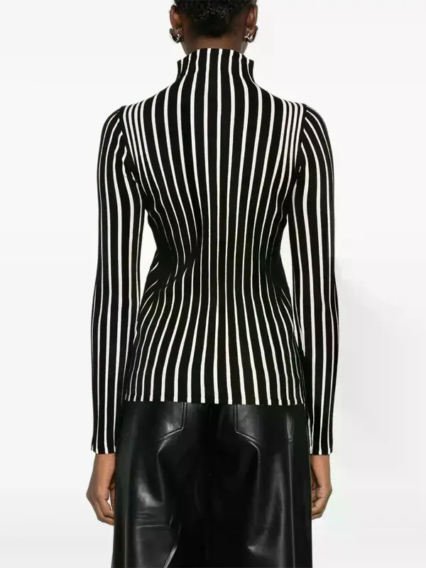 TWINSET Ribbed Stripe Top