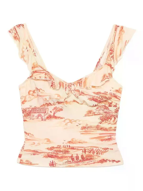 REFORMATION Lemmy Tank Top - Neutrals