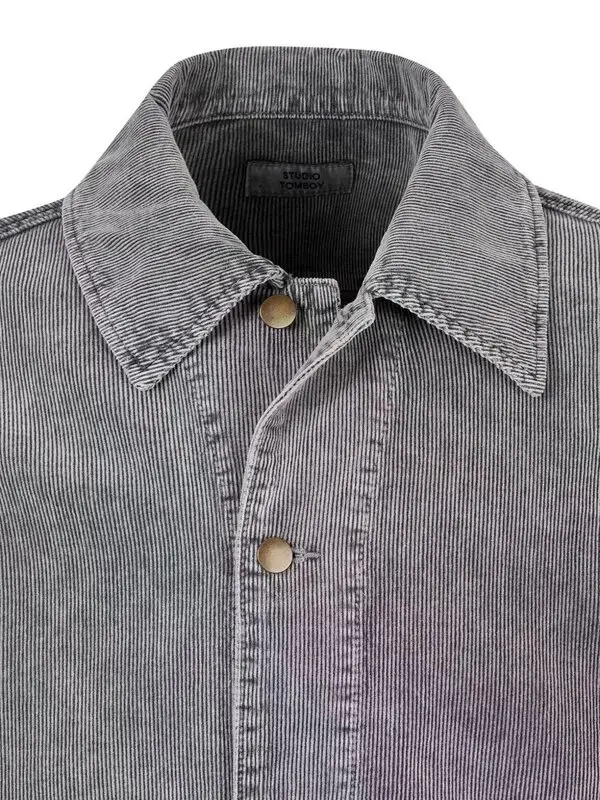 STUDIO TOMBOY Corduroy Button-fastening Shirt Jacket