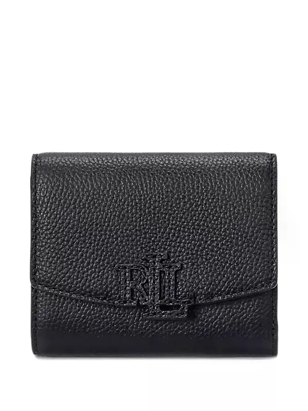 Ralph Lauren Logo-patch Leather Wallet - Black
