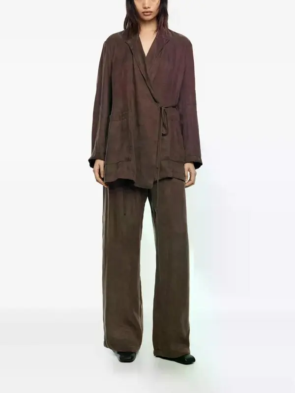 Bimba Y Lola Wrap-front Pocket Jacket