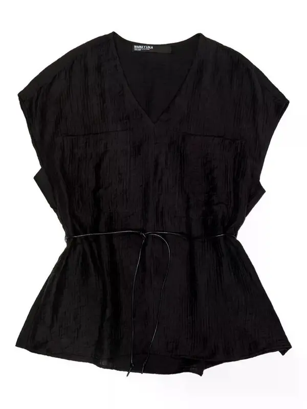 Bimba Y Lola V-neck Tie-waist Top