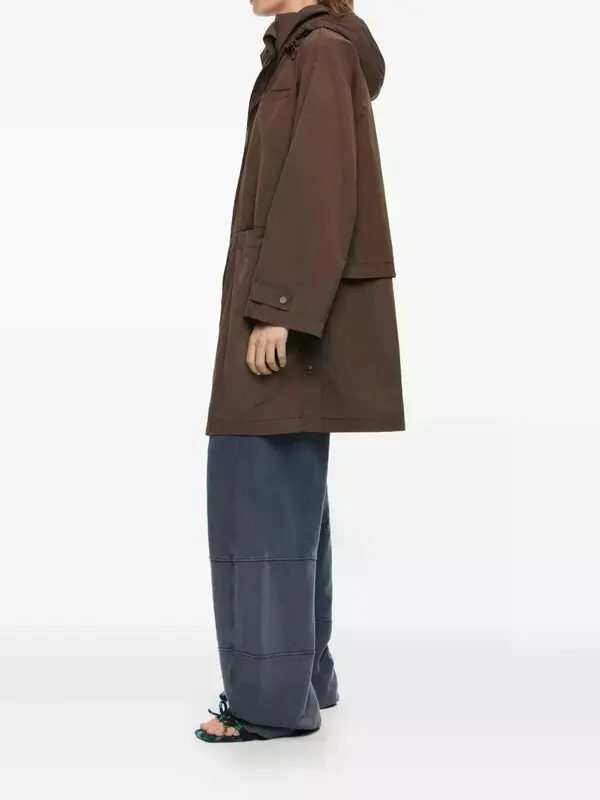Bimba Y Lola Hooded Zip-up Coat
