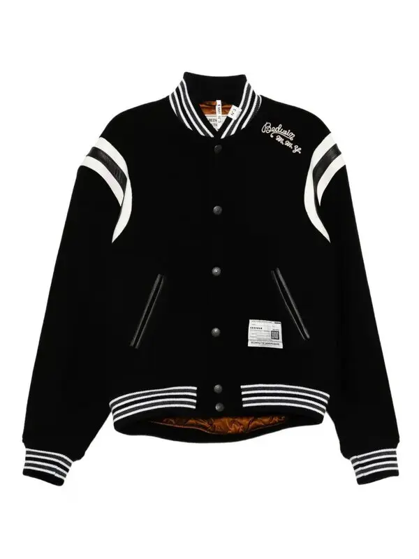 Mihara Yasuhiro Logo-embroidered Bomber Jacket