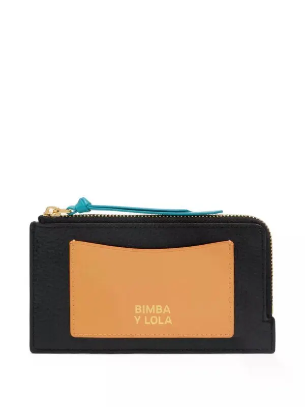 Bimba Y Lola Zip-fastening Leather Wallet - Black