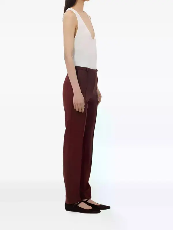 Loulou De Saison Pleat-front Straight Trousers