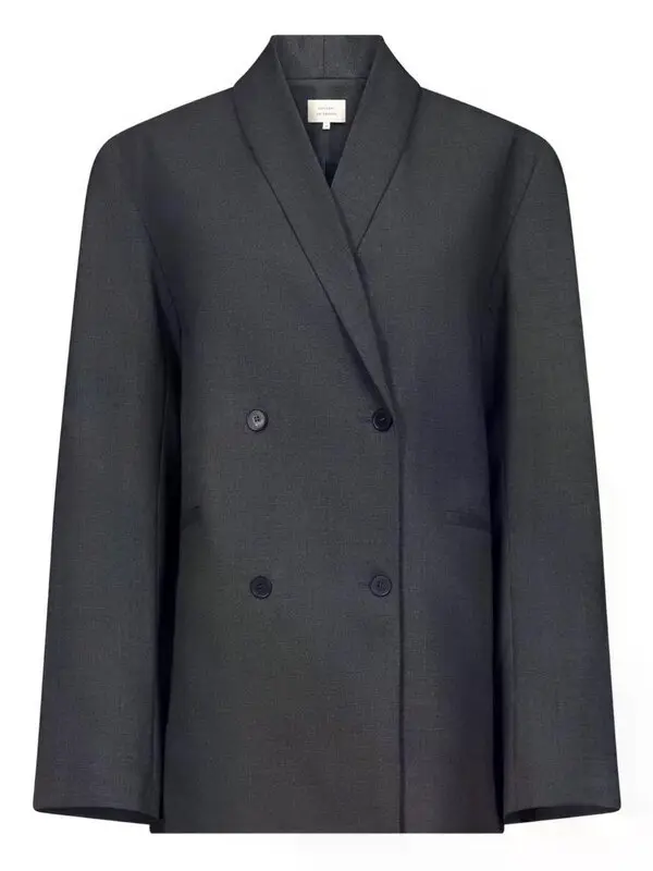 Loulou De Saison Double-breasted Shawl-collar Blazer