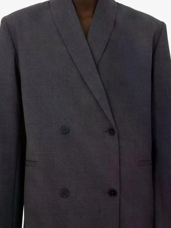 Loulou De Saison Double-breasted Shawl-collar Blazer