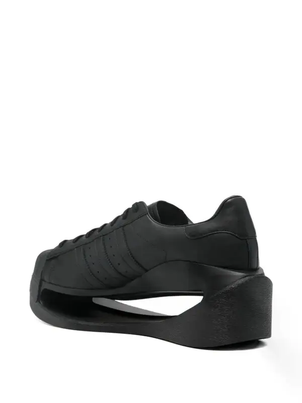 Y3 Platform Leather Trainers