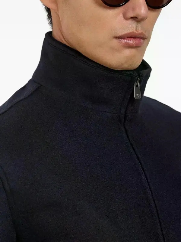 Ralph Lauren Purple Label Zipped Bomber Jacket - Blue