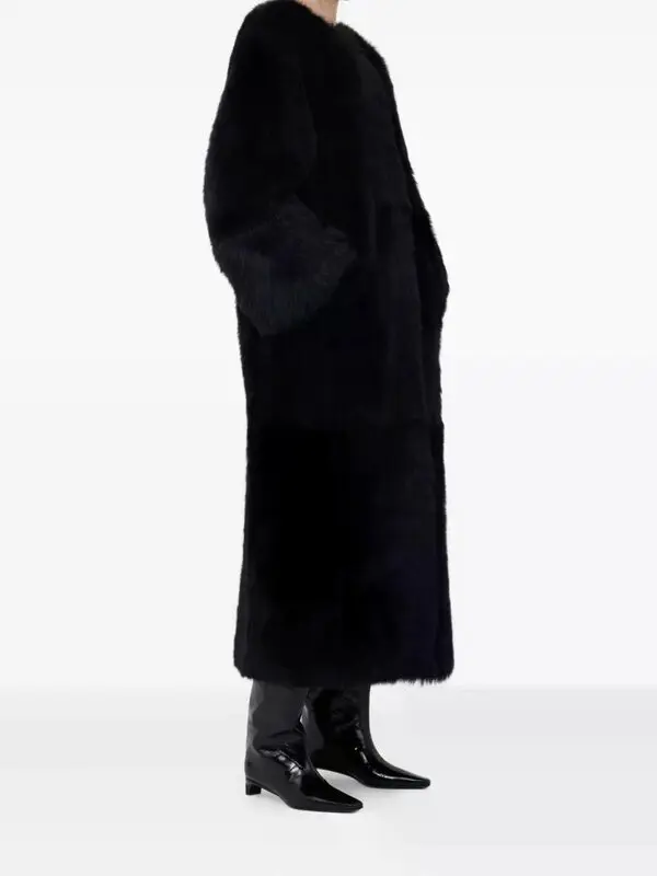 Loulou De Saison Shearling Panelled Coat