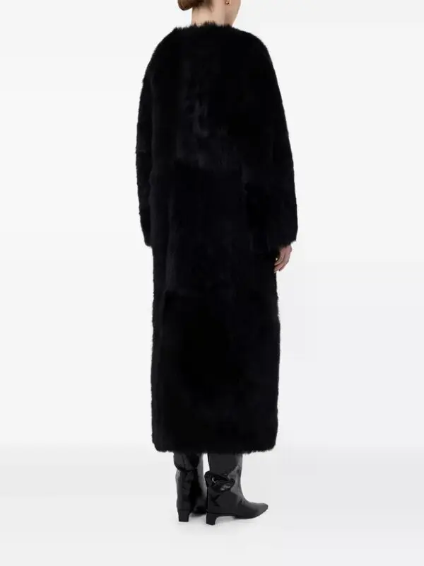 Loulou De Saison Shearling Panelled Coat