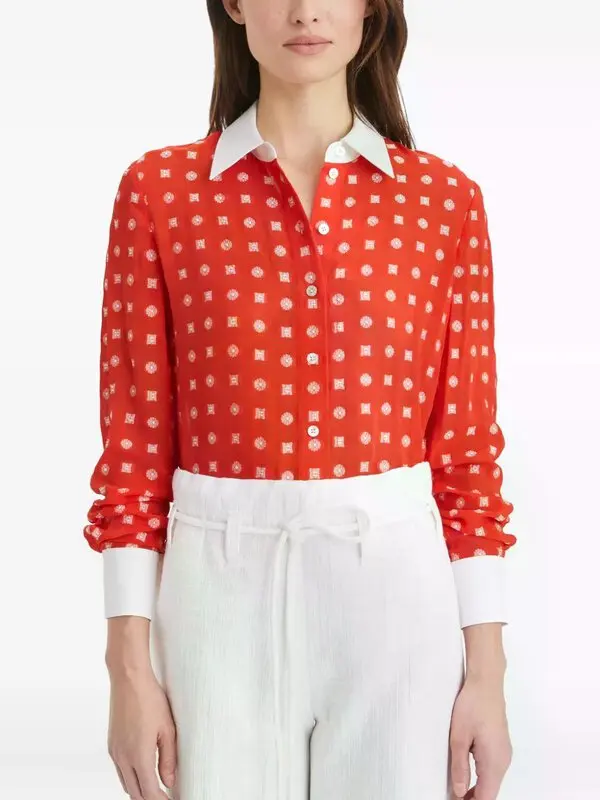 Tory Burch Dot-print Blouse