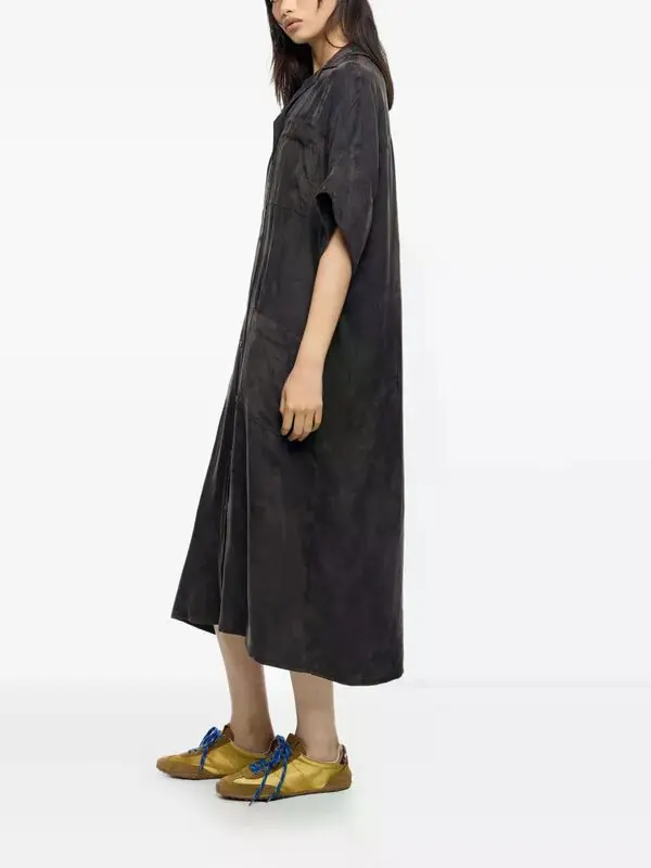 Bimba Y Lola Button-down Patch-pocket Dress