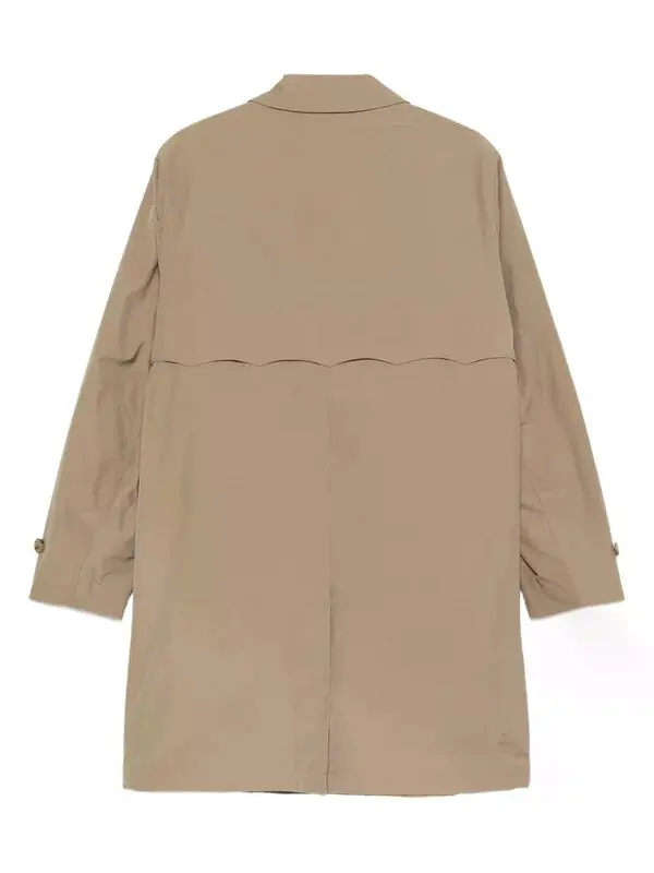 BARACUTA Button-fastening Flap-pockets Trench Coat - Neutrals