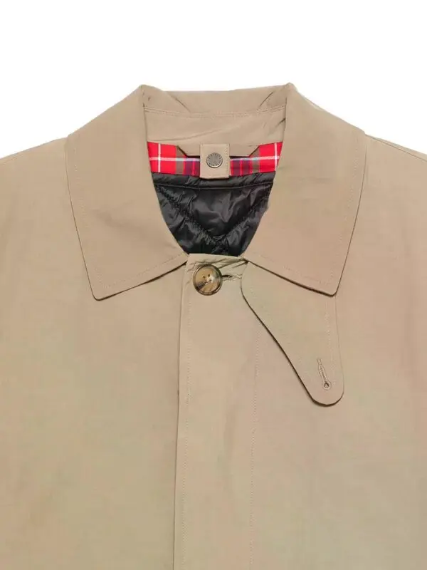 BARACUTA Button-fastening Flap-pockets Trench Coat - Neutrals