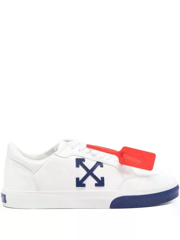 Off-White Arrow-logo Leather Sneakers