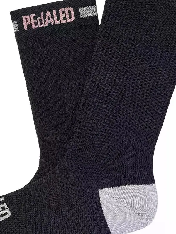 PEDALED Logo Embroidered Socks