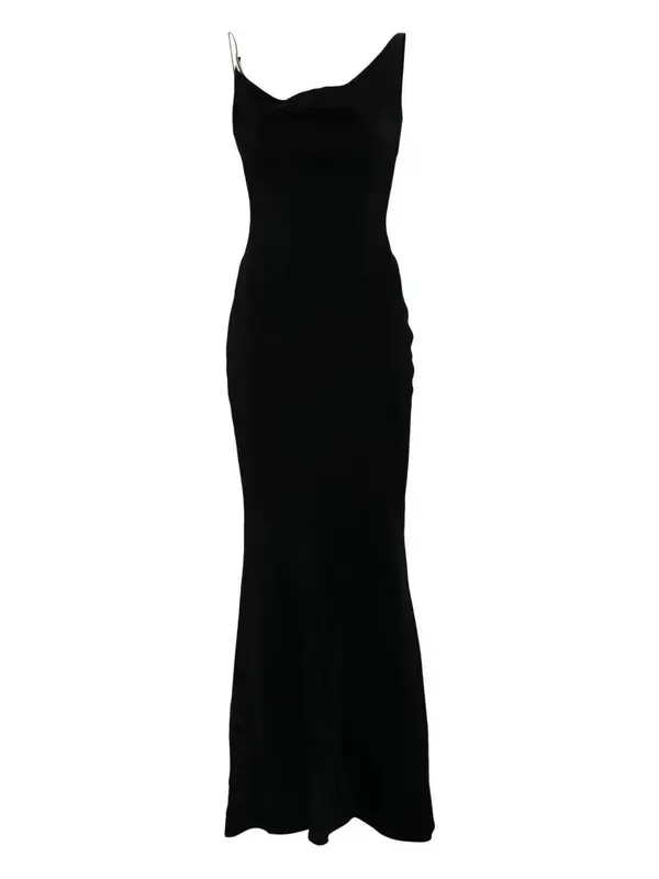MUGLER Cowl-neck Dress