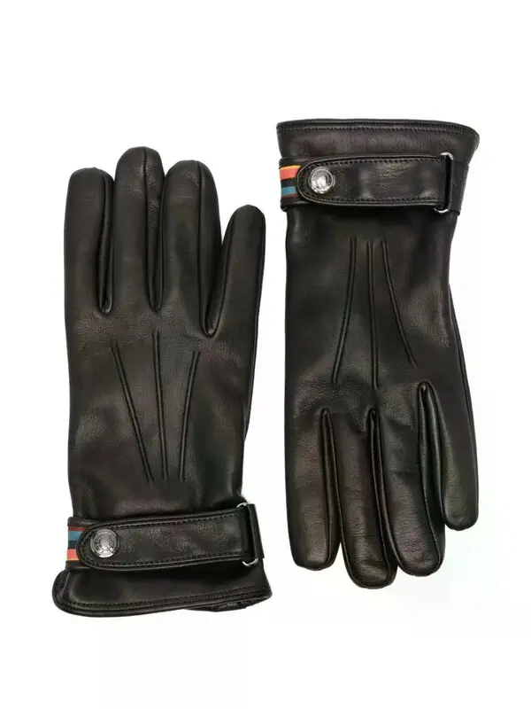 Paul Smith Signature Stripe Gloves - Black