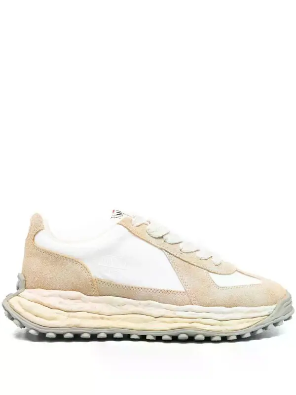 Mihara Yasuhiro Paneled Design Sneakers - White
