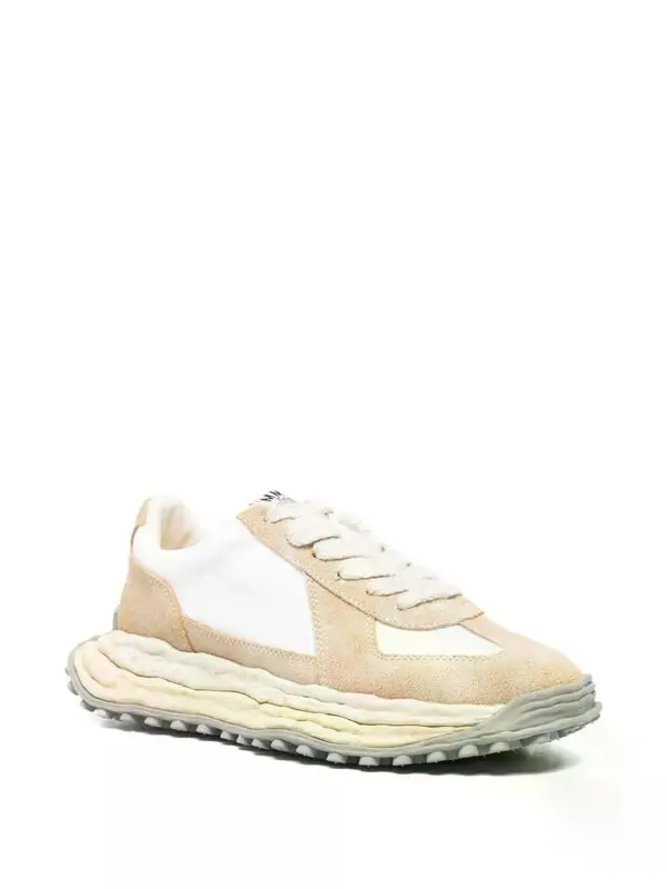 Mihara Yasuhiro Paneled Design Sneakers - White