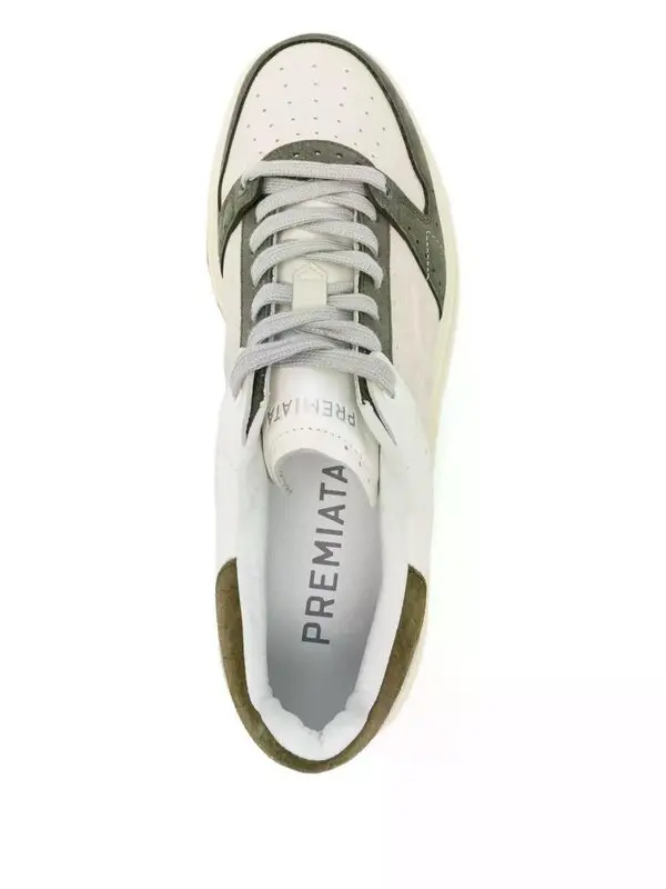 Premiata Leather Panelled Sneakers