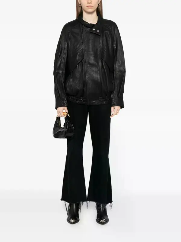 Nour Hammour Ariste Leather Jacket - Black