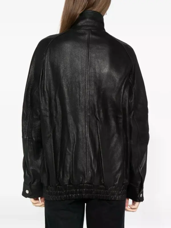 Nour Hammour Ariste Leather Jacket - Black