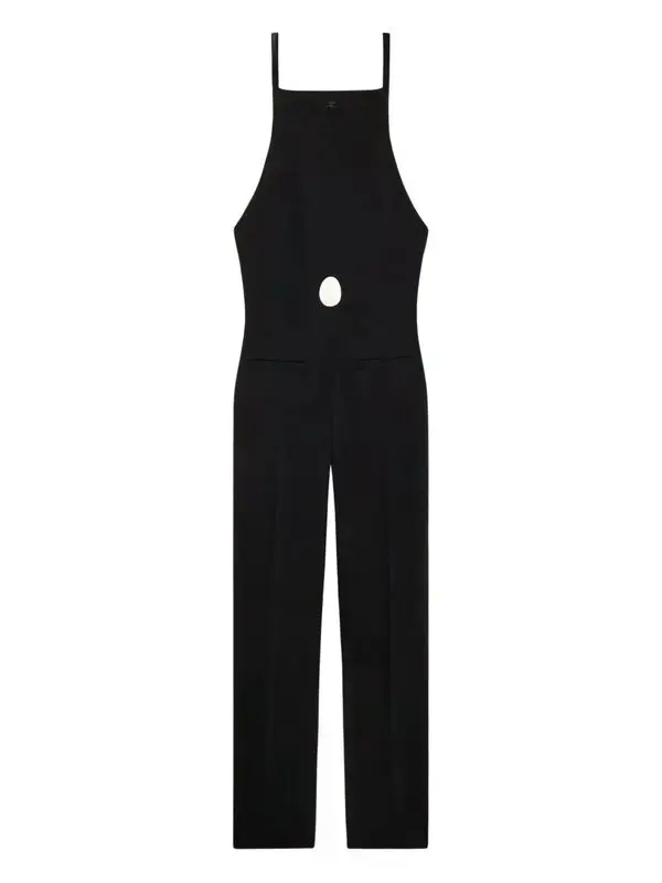 COURREGES Cut-out Jumpsuit - Black