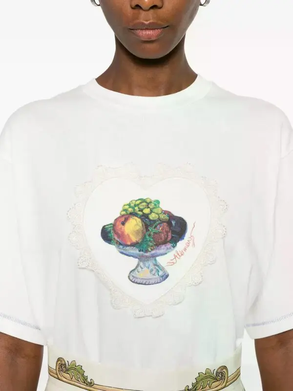 ALEMAIS Printed Short-sleeve T-shirt
