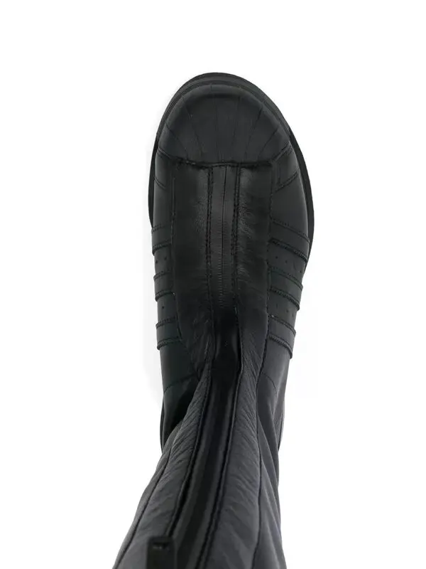 Y3 Adidas Zip-front Platform Boots