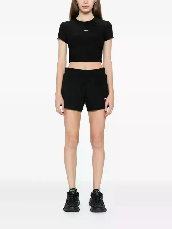 TEAM WANG DESIGN Logo-printed Performance Top