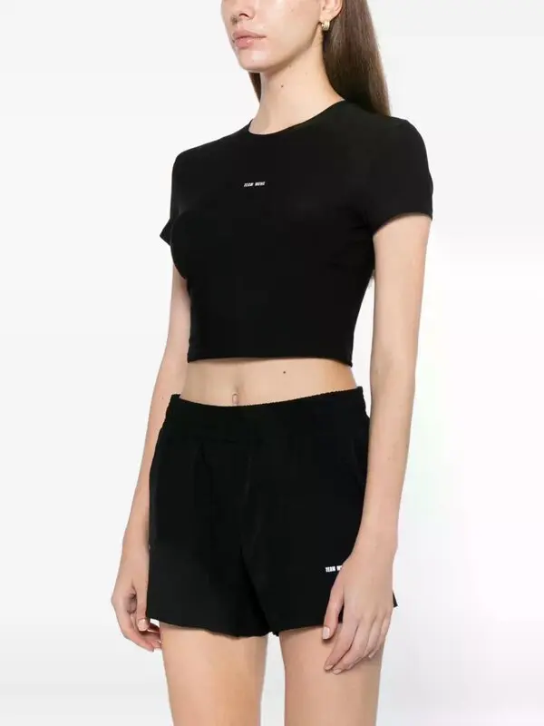 TEAM WANG DESIGN Logo-printed Performance Top