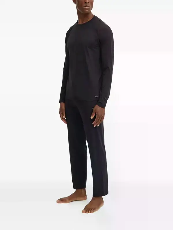 BOSS Raglan-sleeve Pajamas - Black