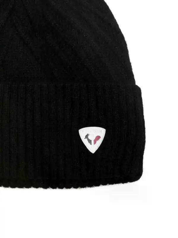 Rossignol Cable-knit Beanie With Pom-pom - Black