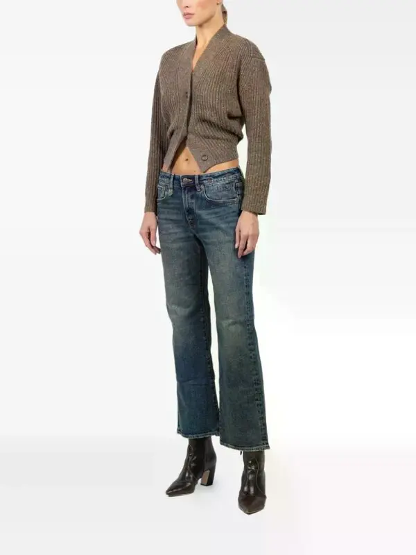 R13 Faded Cotton Jeans
