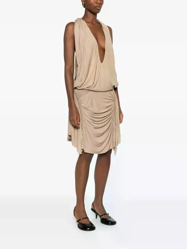 Christopher Esber Shibari Ruched Midi Dress