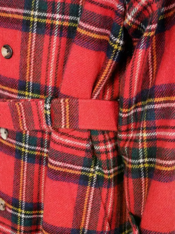 Polo Ralph Lauren Plaid Belted Wool Coat