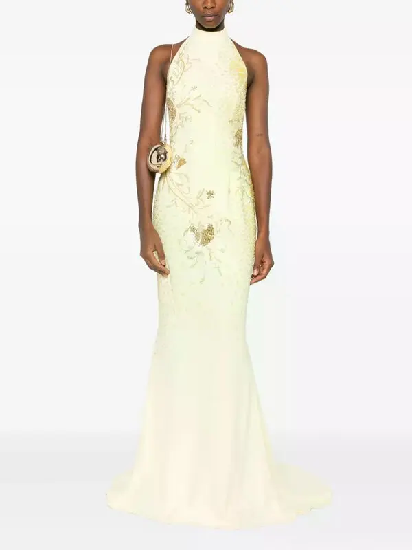 georges hobeika gold dress Golden Hour Gown By Georges Hobeika – Elilhaam main image 0