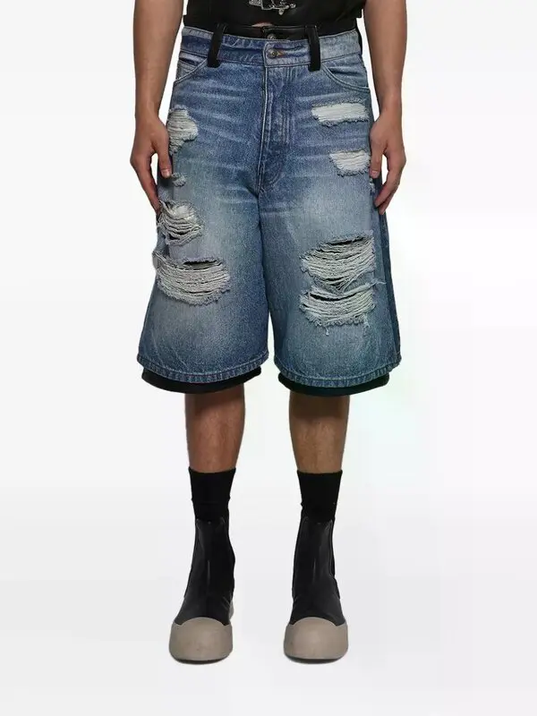 EARTHLING VIP Stacked Denim Shorts