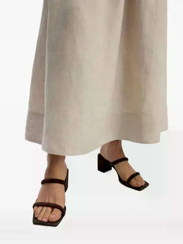 12 STOREEZ 65mm Double-strap Heeled Sandals