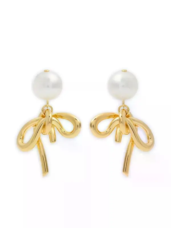 Completedworks 18k-plated Bow Earrings - Gold