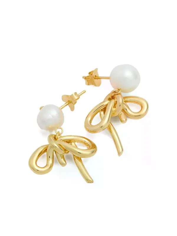 Completedworks 18k-plated Bow Earrings