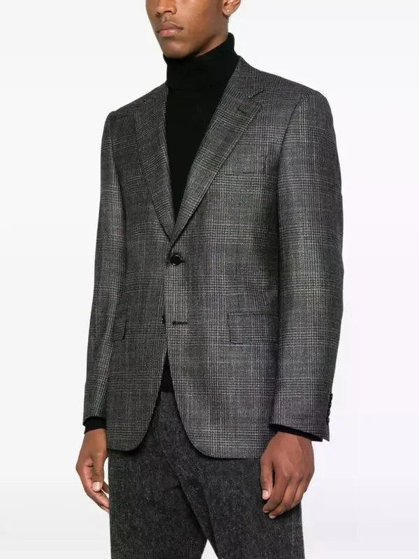 Canali Checked Blazer