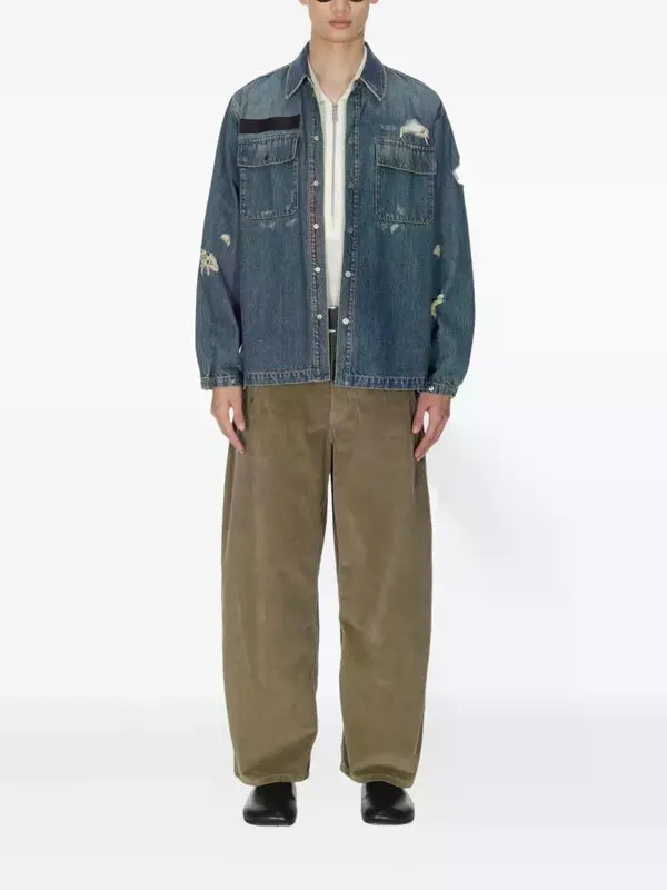Helmut Lang Distressed Denim Jacket