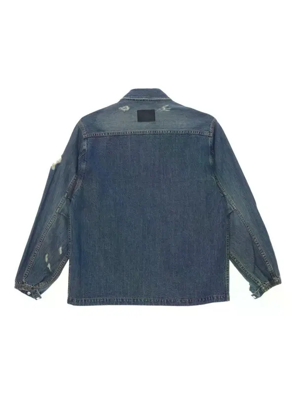 Helmut Lang Distressed Denim Jacket